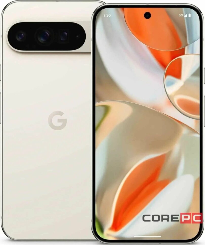 Смартфон Google Pixel 9 Pro 16/128Gb (Porcelain), бежевый, современный