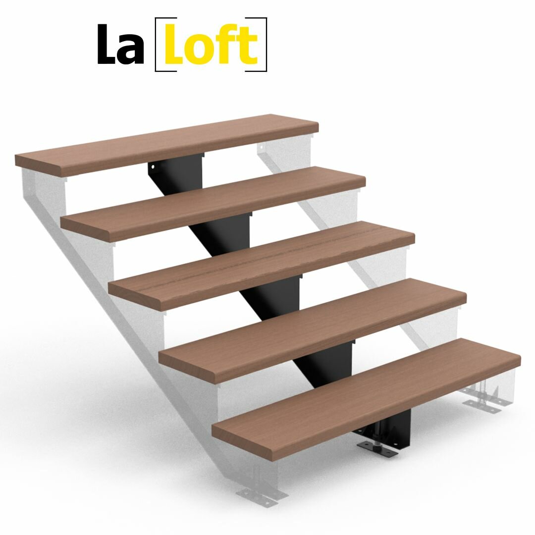 Каркас входной лестницы "Портик" на 5 ступеней (дополнительный модуль)