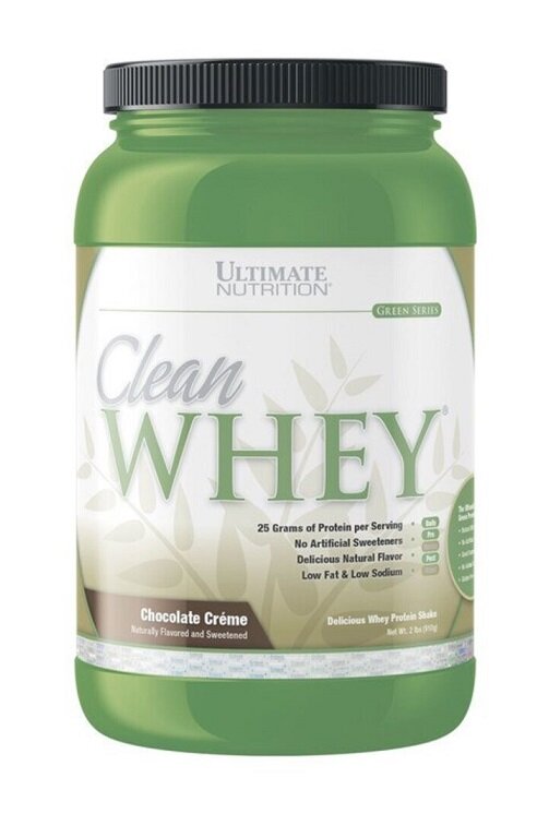 Clean Whey Ultimate Nutrition (910 гр) - Шоколадный Крем