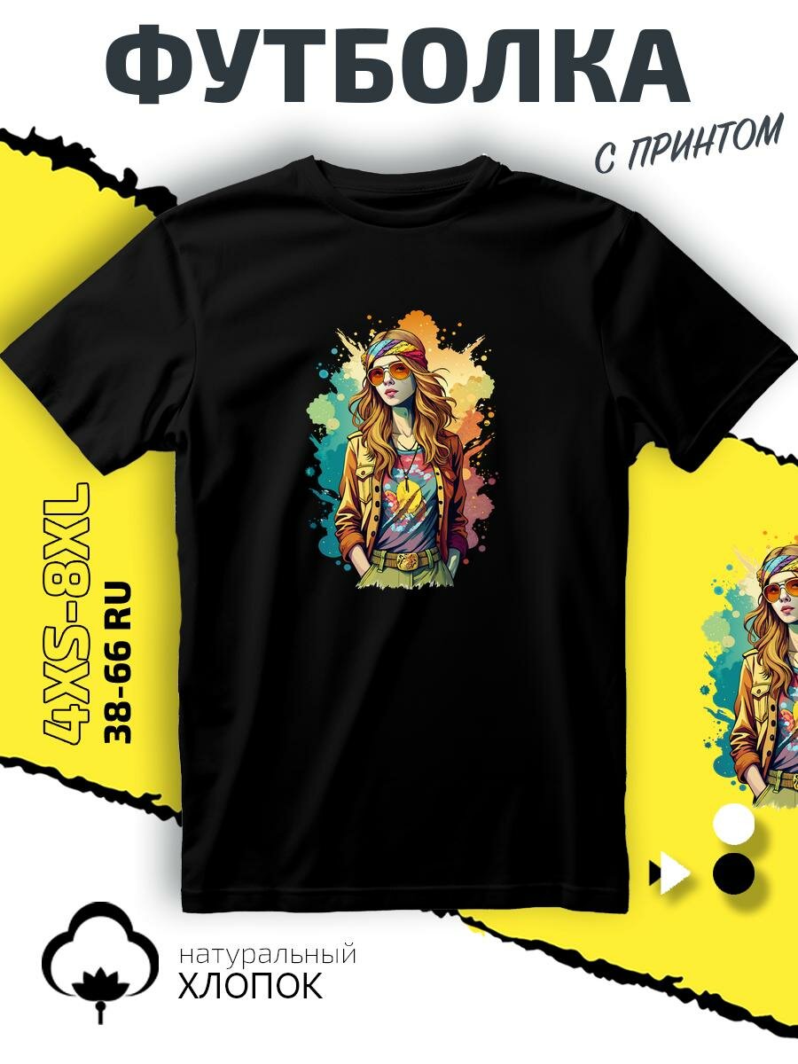 Футболка Девушка cartoon арт
