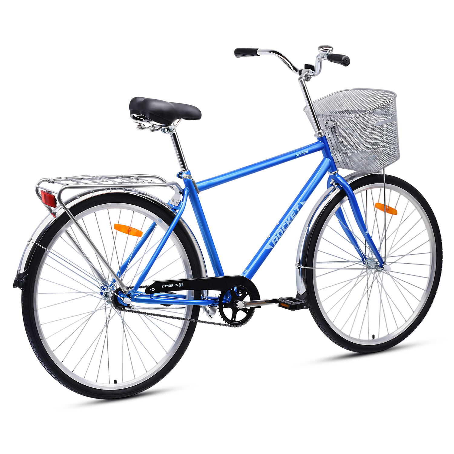 Велосипед 28" Rocket City Gent, цвет синий, размер 19", рост 160 - 180 см.