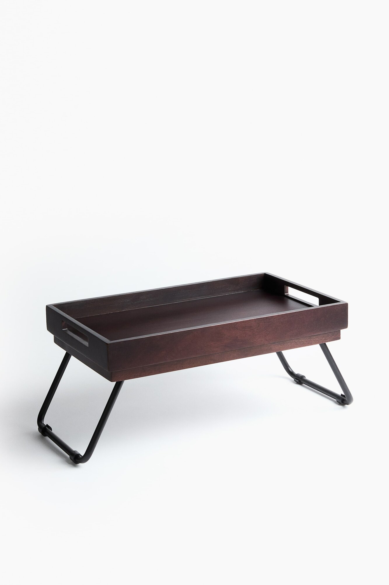 Деревянный поднос для кровати H&M, с ножками, цвет: коричневый