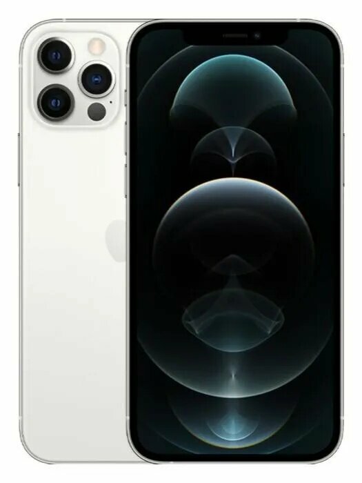 Восстановленный Apple Смартфон Айфон 12 Pro Max , белый 6/256 ГБ, серебристый