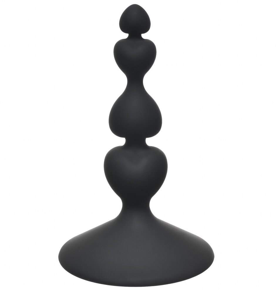 Lola games Анальная пробка Sweetheart Plug 10 см, черный