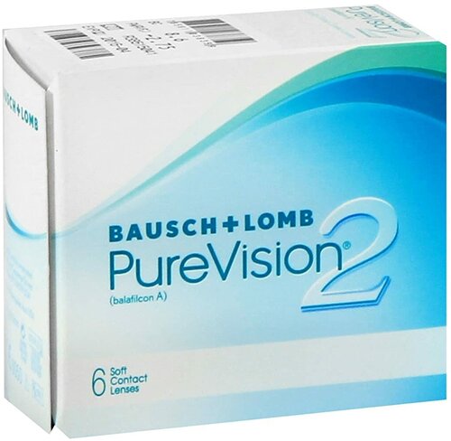 Контактные линзы Bausch & Lomb PureVision 2 (6 линз) +3.00 R 8.6 ...