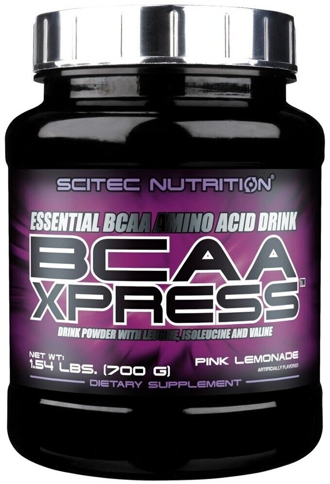 BCAA Scitec Nutrition BCAA Xpress, розовый лимонад, 700 гр.