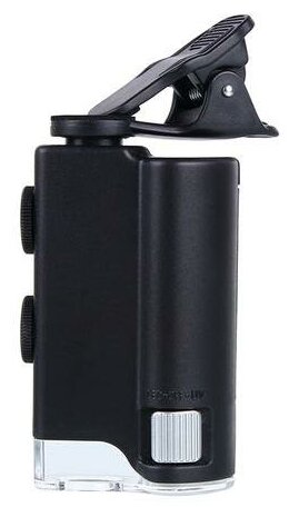 Микроскоп Карманный Kromatech 60–100X Мини, С Креплением Для Смартфона, Подсветкой (1 Led) И Ультрафиолетом (7751W)