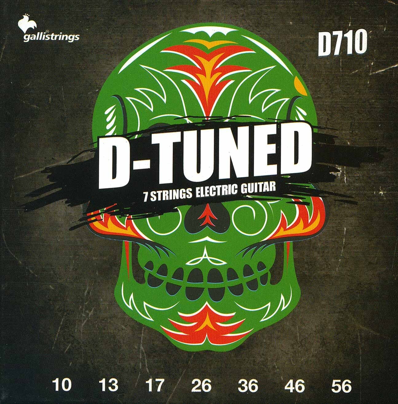 Струны для электрогитары Galli Strings D710 10-56
