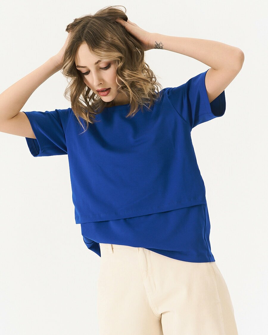 Футболка для кормящих мам