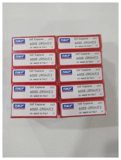 Подшипник 6003 - 2RSH/С3 SKF шариковый радиальный 17*35*10/0,039