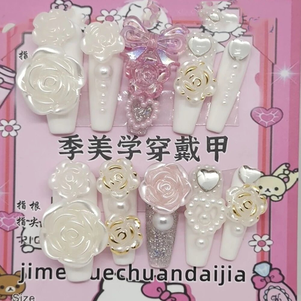 Накладные ногти MINISO Spice Girl, цвет 41