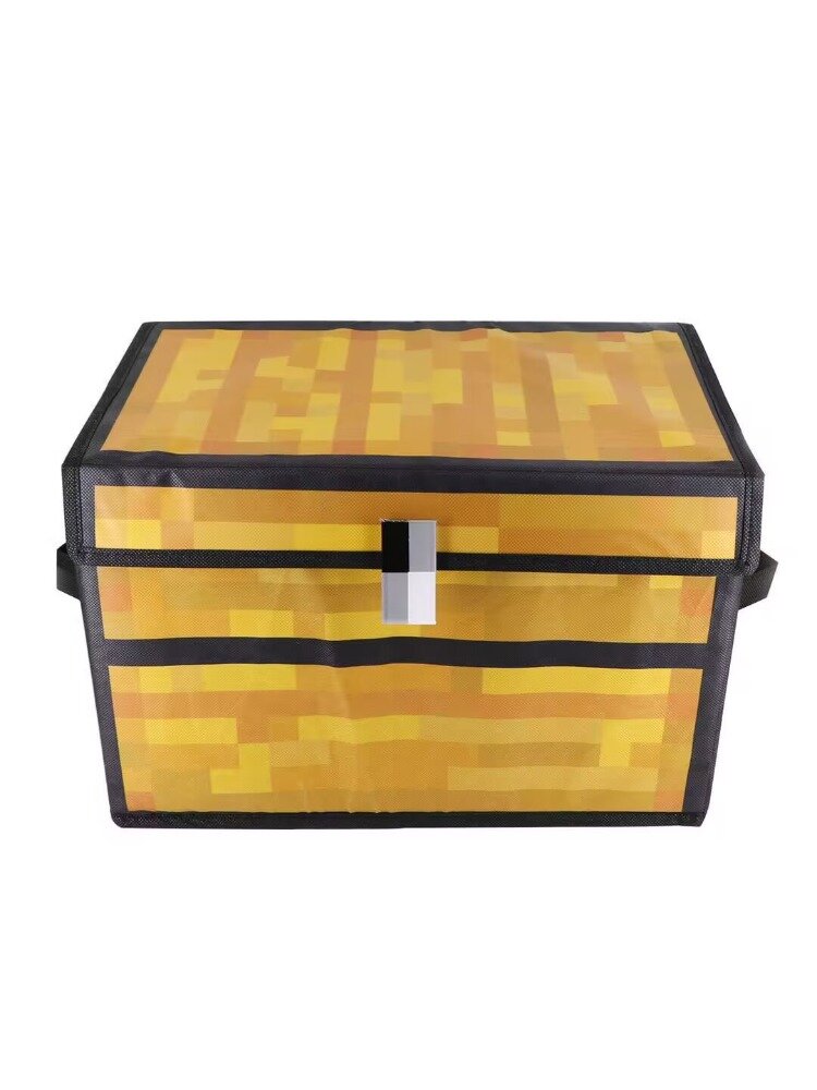 Органайзер в виде сундука Minecraft из нетканого материала, большой ящик для игрушек