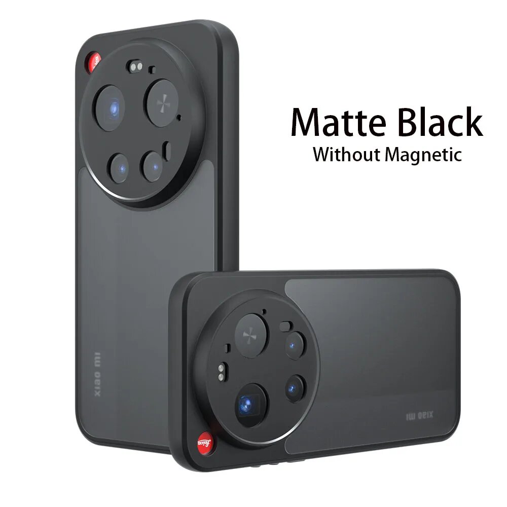 Матовый черный чехол для Xiaomi 17 Ultra без MagSafe