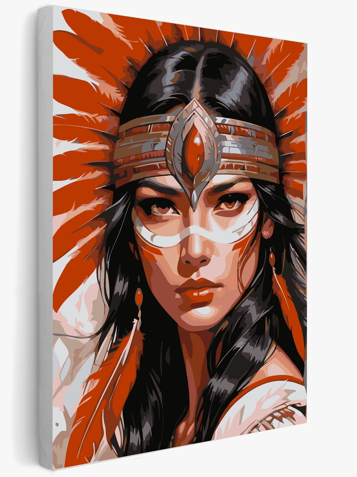 Картина по номерам индейцы