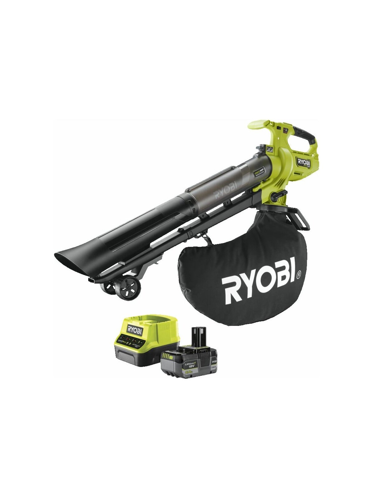 Бесщеточный садовый пылесос-воздуходувка Ryobi ONE+ 18В RY18BVXA-150 5133005666