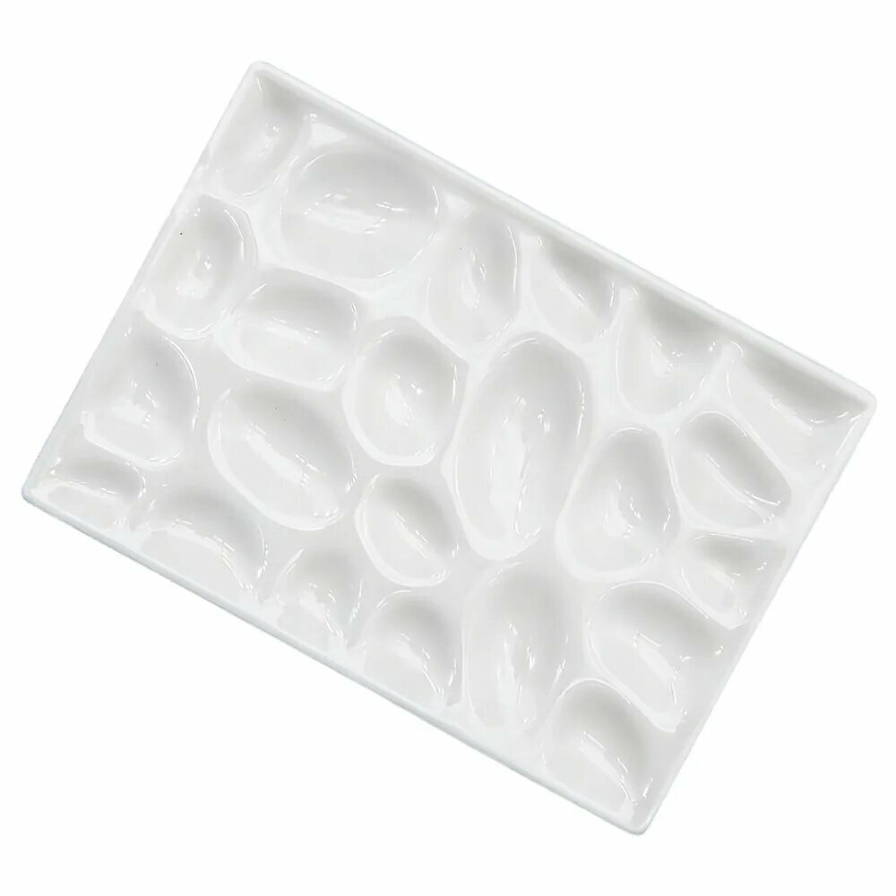 Настольная керамическая палитра для смешивания красок