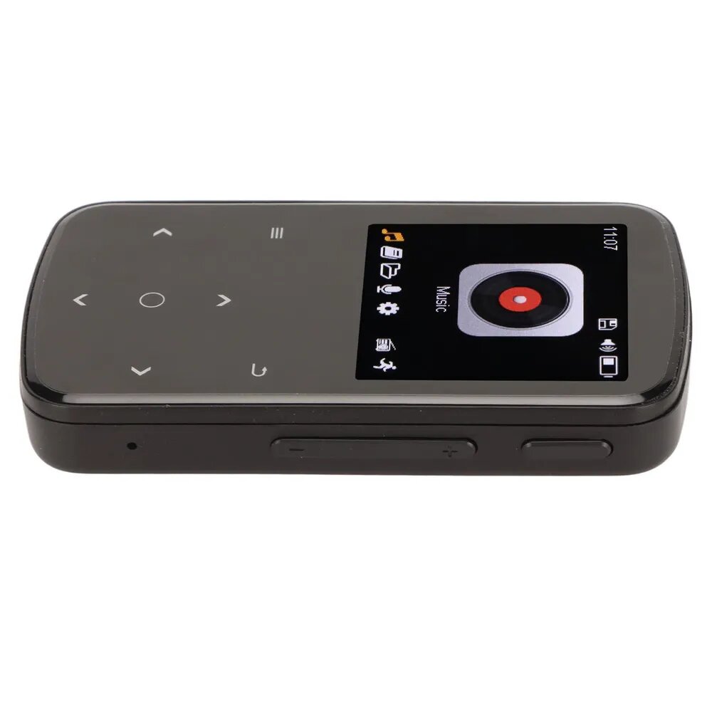 MP3-плеер 32 ГБ, черный. Поддержка Bluetooth и FM-тюнер