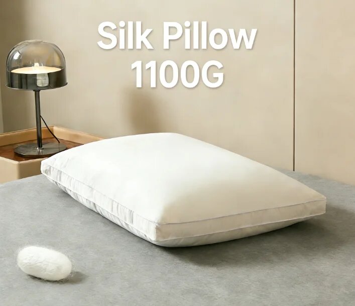 Шелковая подушка 1100г Silk Pillow