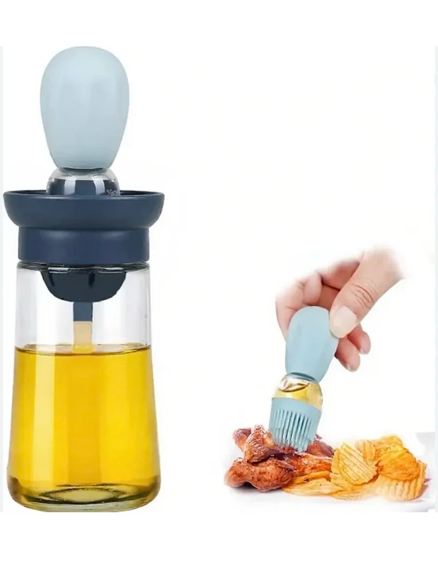 Кисточка силиконовая с емкостью для масла