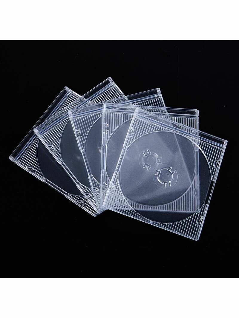 5/10 шт. три дюйма CD коробка прозрачная пластиковая коробка