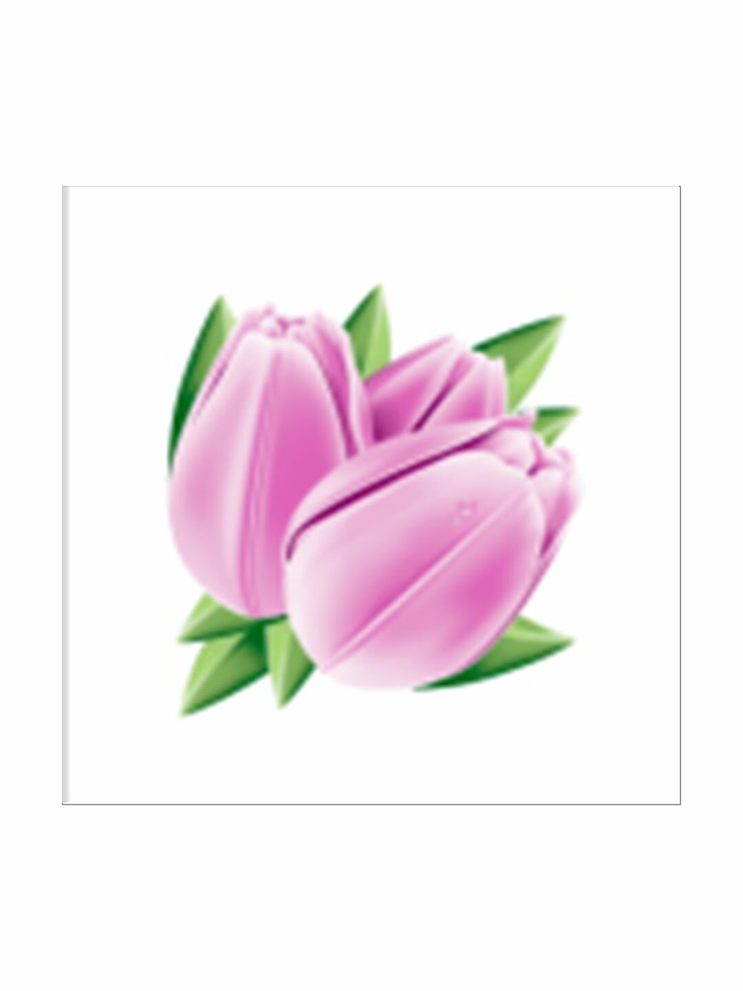 Салфетки бумажные Салфетки Тюльпаны салфетки 24х24 1сл 40 л "Desna Design"