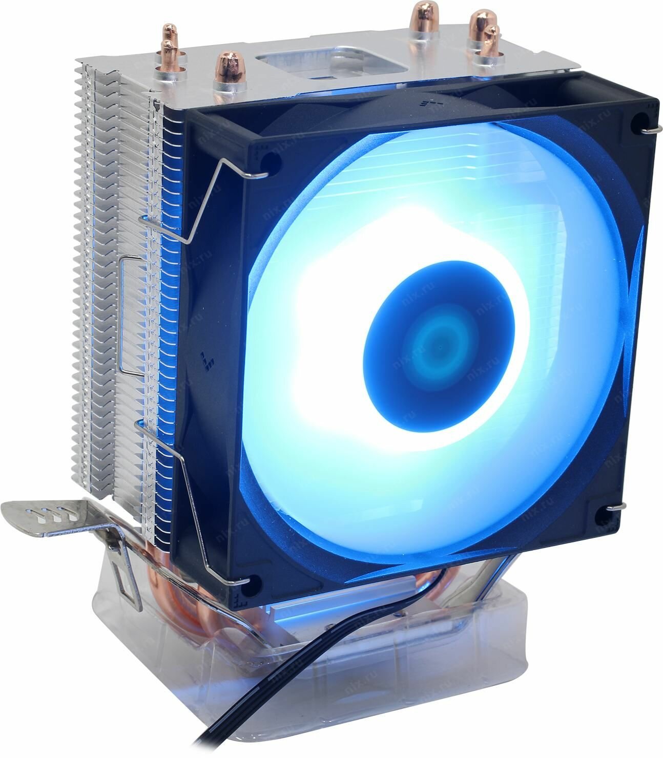 Кулер для процессора DEEPCOOL AG300 MARRS R-AG300-BKMNMN-G (4пин, AM4/1200/1700/1151, 30.5 дБ, 3050об/мин, Al/Cu, BLUE LED)
