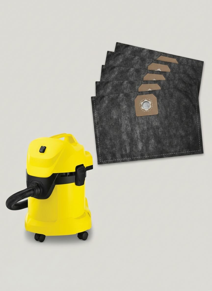 Мешки для пылесоса WD 3, WD 3 P, MV 3 (5 шт) Karcher