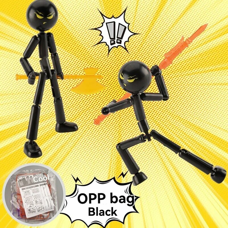 Фигурка-конструктор Black, черный, OPP bag