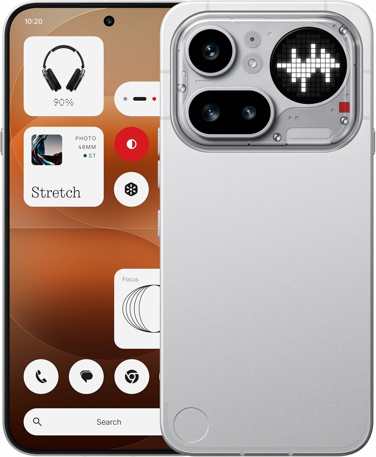 Смартфон Nothing phone (4a) Pro 12/256 ГБ, Dual nano SIM + eSIM, Серебристый | Silver