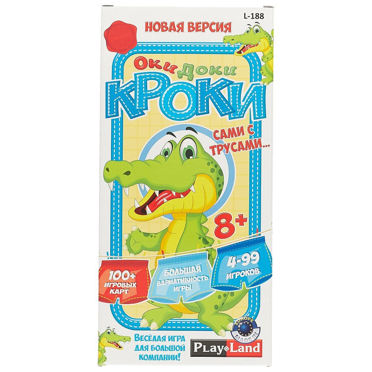 Настольная игра «Оки Доки Кроки Сами с трусами», Play Land — фото 1
