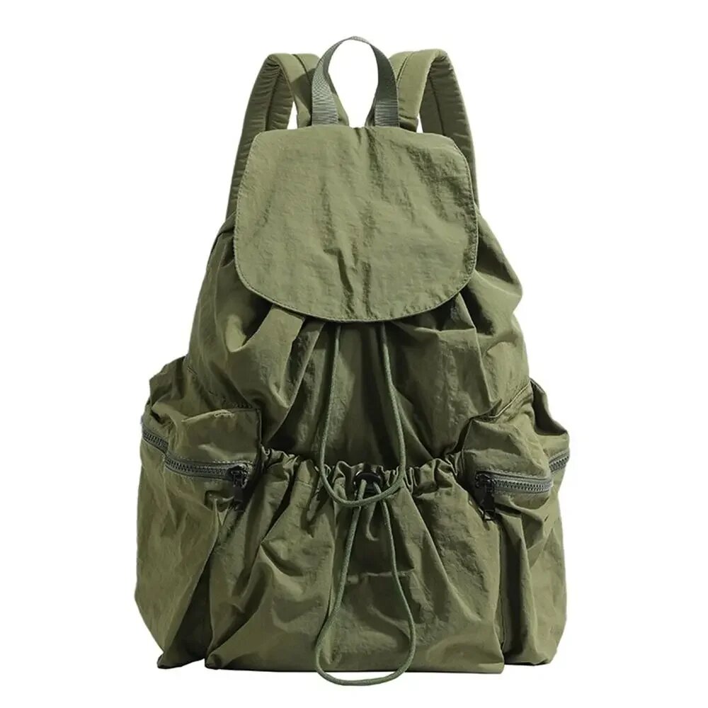 Оливковый рюкзак style 4, складной, легкий