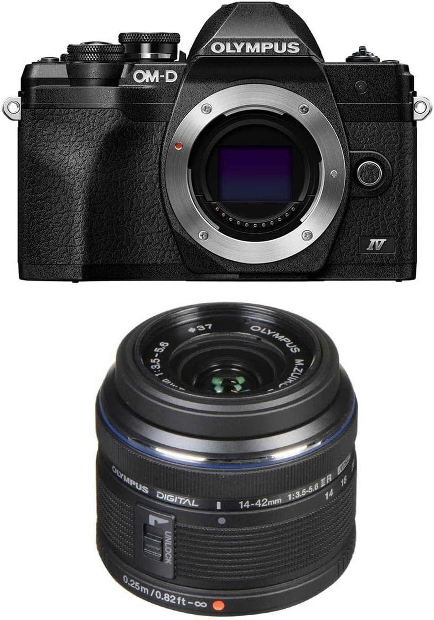 Фотоаппарат OLYMPUS OM-D E-M 10 MARK IV KIT 14-42 BLACK