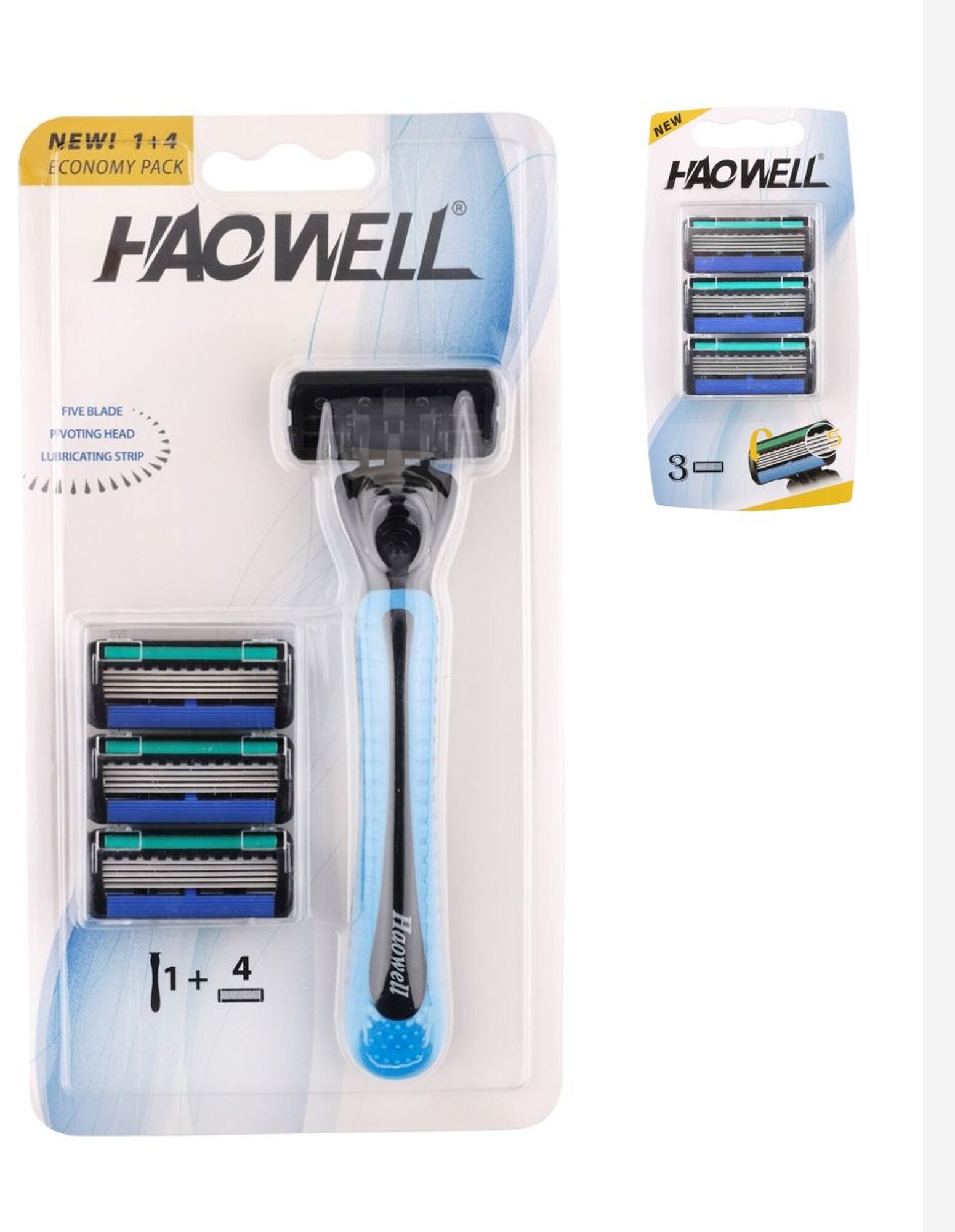 Станок для бритья HAOWELL 508DF, 7 картриджей, 5 лезвий, плавающая головка