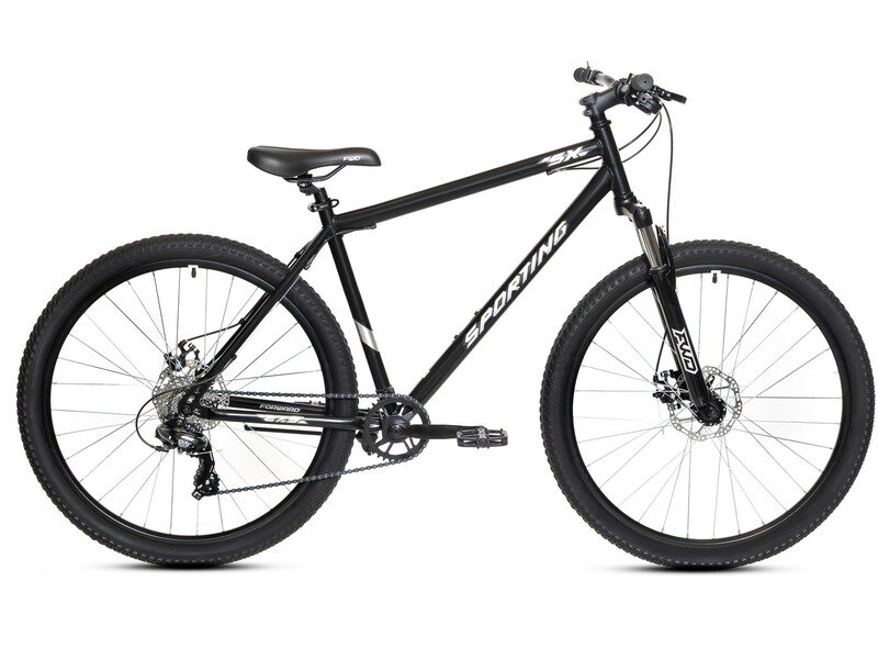 Горный велосипед Forward Sporting SX 27.5 Black, цвет Черный, размер 17