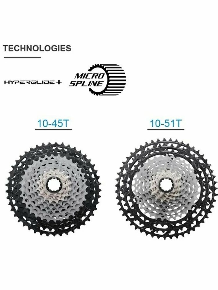 Кассета для велосипеда SHIMANO XTR M9101, 12ск, 10-51T(CS-M9101 51T является обновлением CS-M9100 51T)