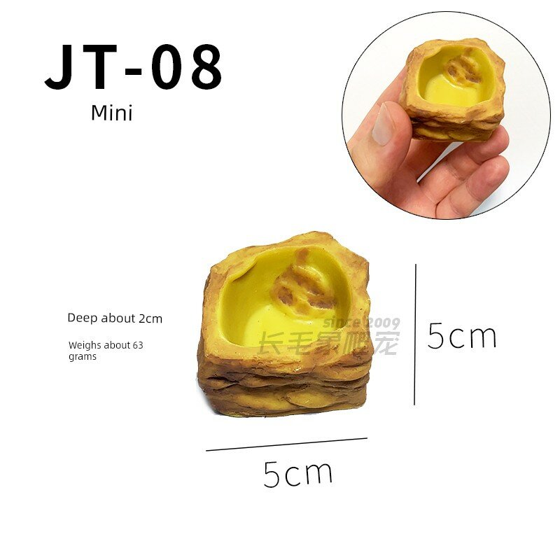 Высокий край резиновая кормушка и поилка для рептилий, мини-размер для мелких гекконов и лягушек