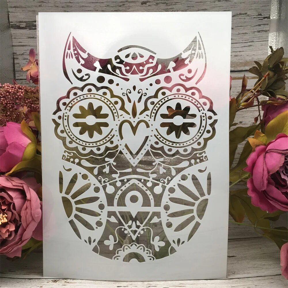 Трафарет для рисования TIAMECH, цвет F6112, Owl