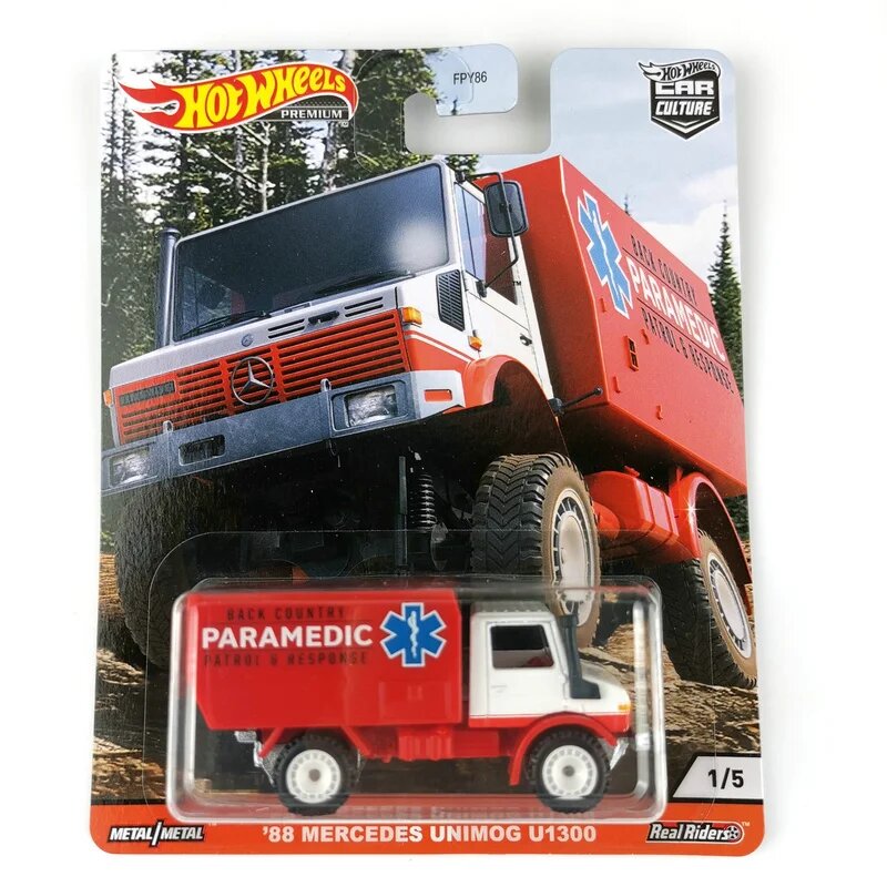 Hot Wheels MERCEDES UNIMOG U1300 1/64
