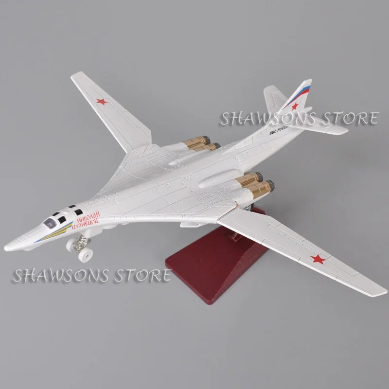 Модель самолета Ту-160 ShawSons 1:200 белый