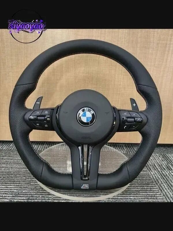 Подходит для BMW 3 серии 525 530 X1 X3 X5 X6 E90 E70 F10 F30 рулевое колесо из углеродного волокна в сборе