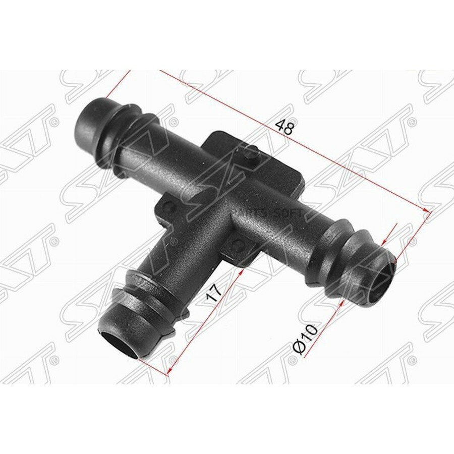 Соединитель трубок ((1 шт)) SAT ST-M11371 | цена за 1 шт