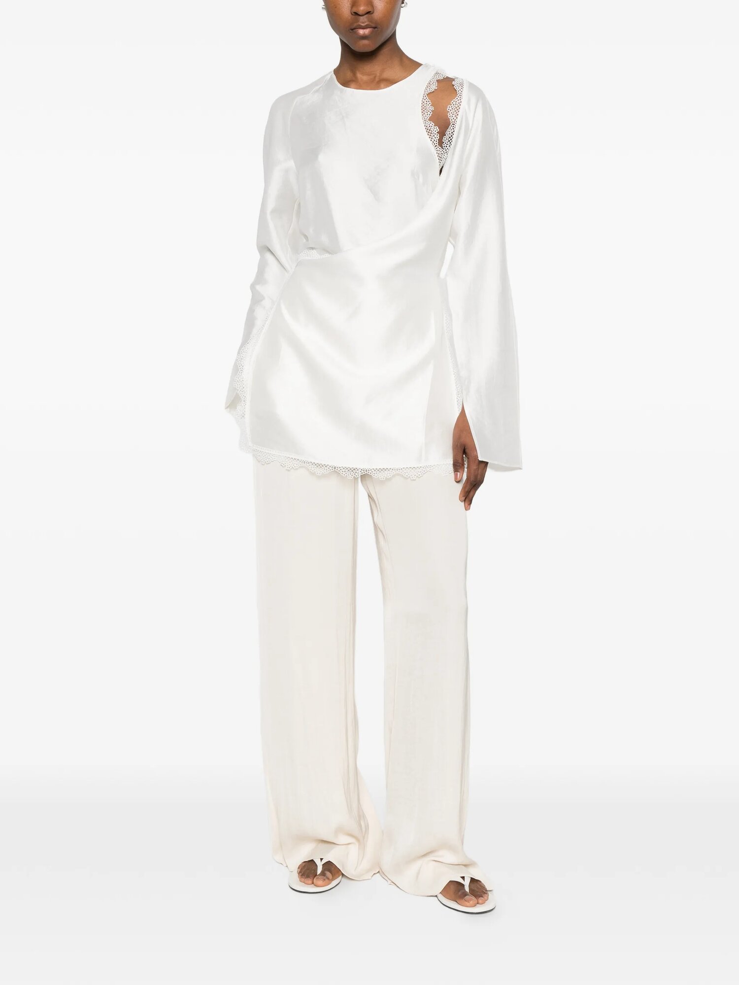 Брюки PATRIZIA PEPE Elastic-waist pants, размер 40 — фото 1