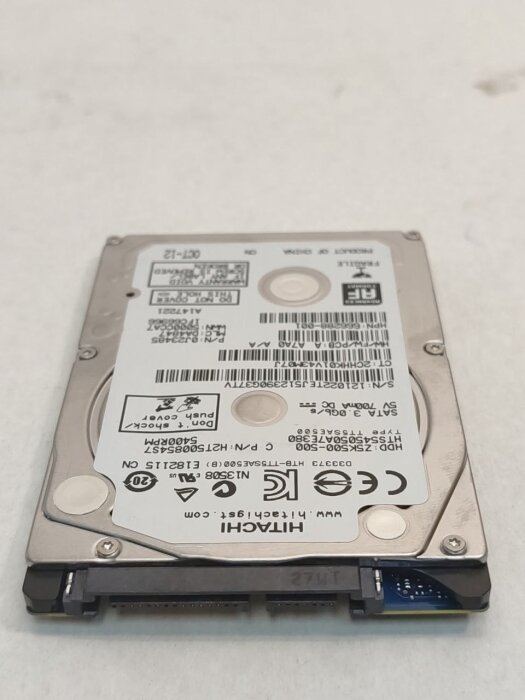 Жесткий диск 2.5" 500Gb Sata Hitachi Z5K500-500 HTS545050A7E380