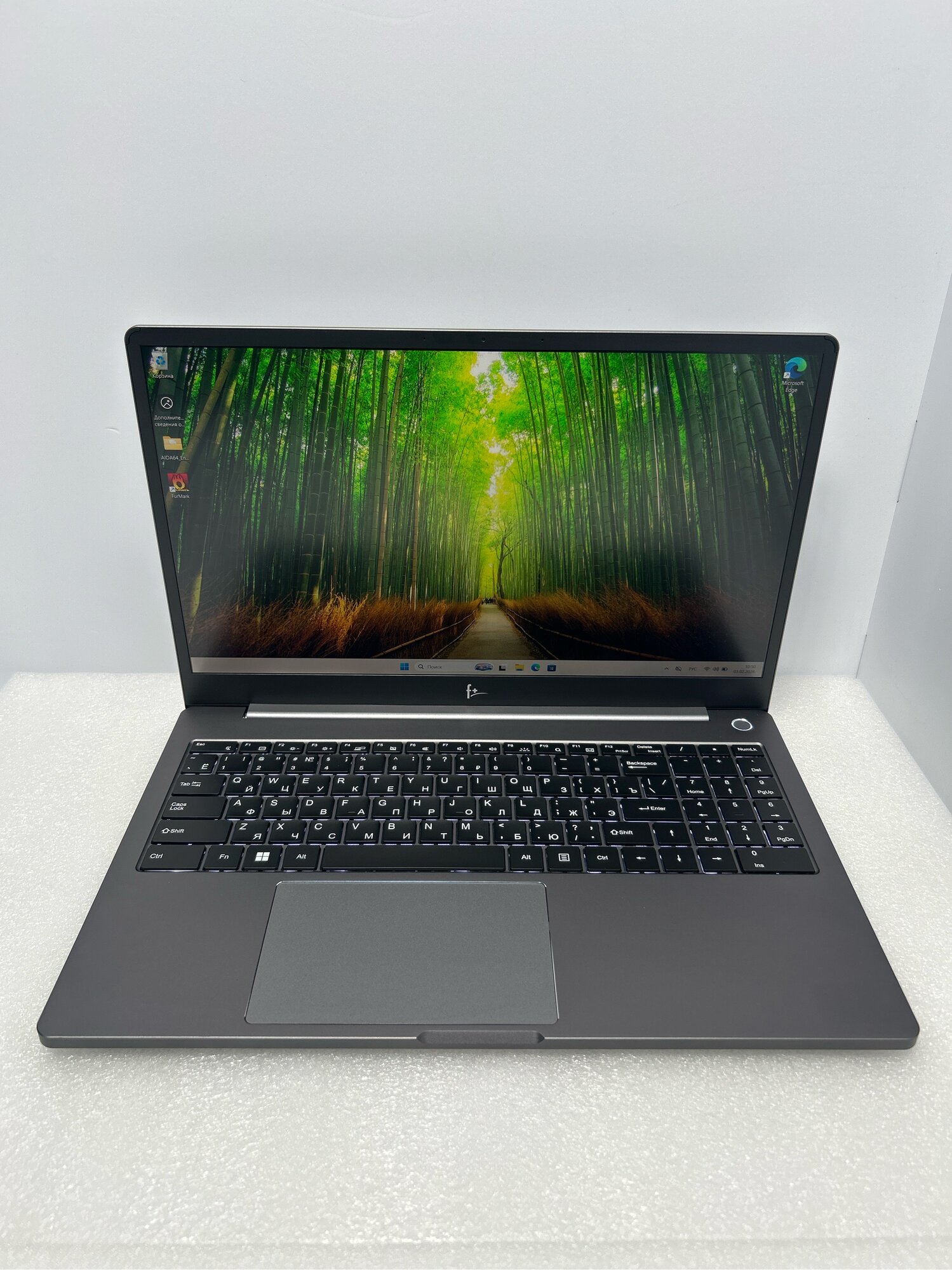 Ноутбук F+ FLAPTOP R-Series (FLTP-5R7-16512-W) 15.6"/AMD Ryzen 7 5825U/RAM 16GB/SSD 512GB/AMD Radeon RX Vega 8/1920x1080/IPS/Win11/Подсветка кл-ры: LED/серебристый. Состояние: A1