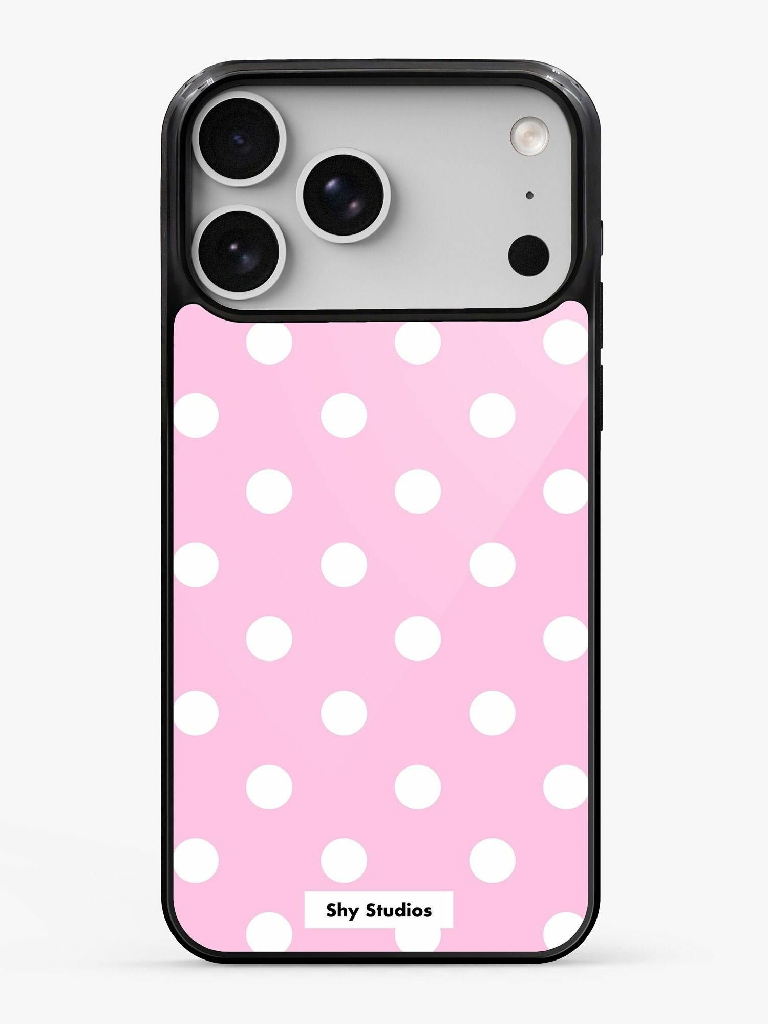 Чехол на iPhone 17 Pro Max от Shy Studios - Polka Dots Pinky
