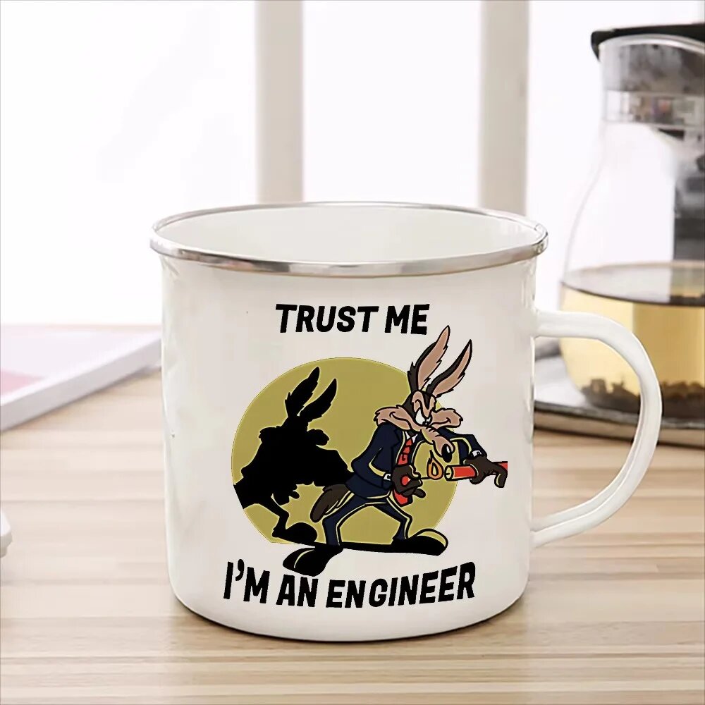 Керамическая кружка Trust Me Im An Engineer 350 мл Enamel Cup