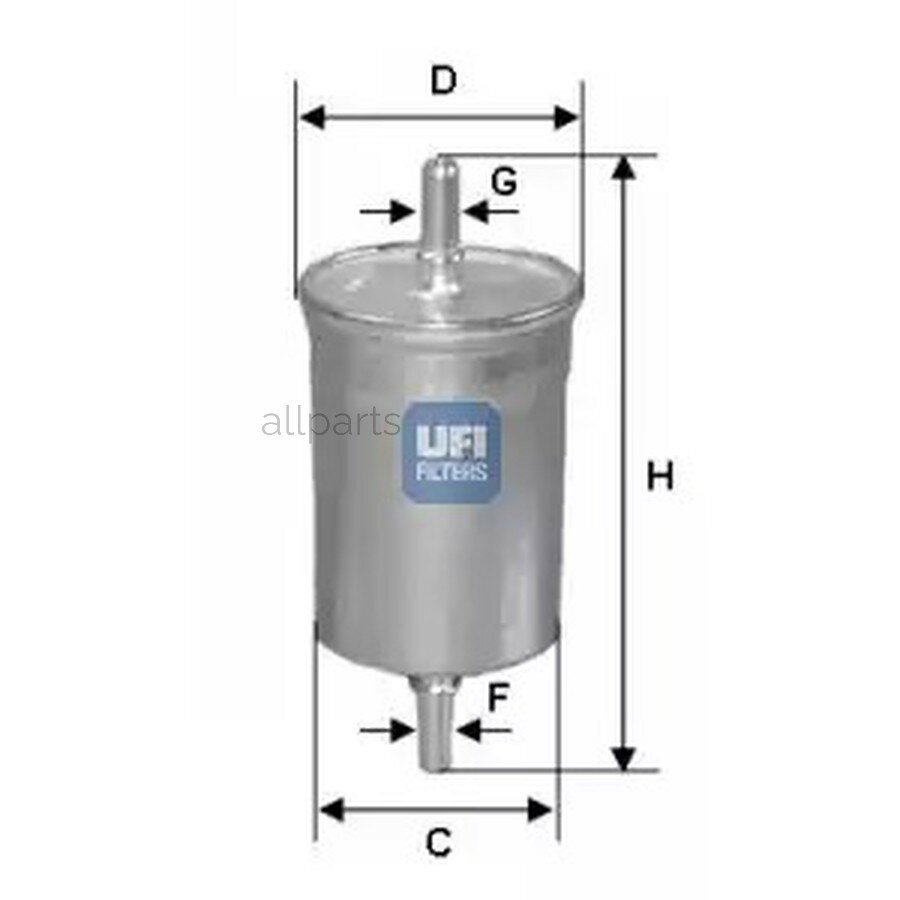 UFI 31.747.00 Фильтр топливный