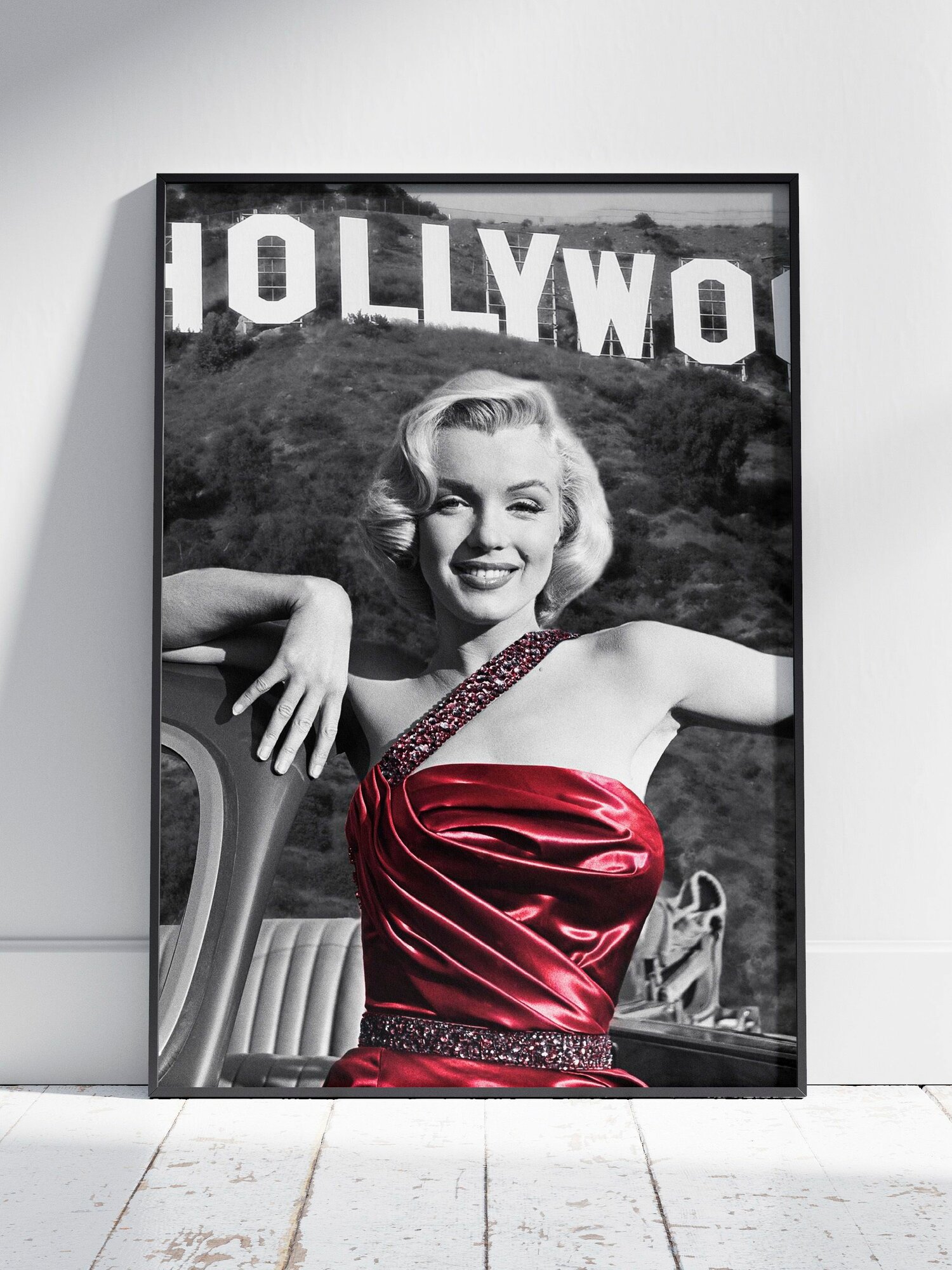 Плакат на стену для интерьера Мэрилин Монро (Marilyn Monroe 6) - Постер по актеру фильма, кино, сериала формата A4 (21x30 см)