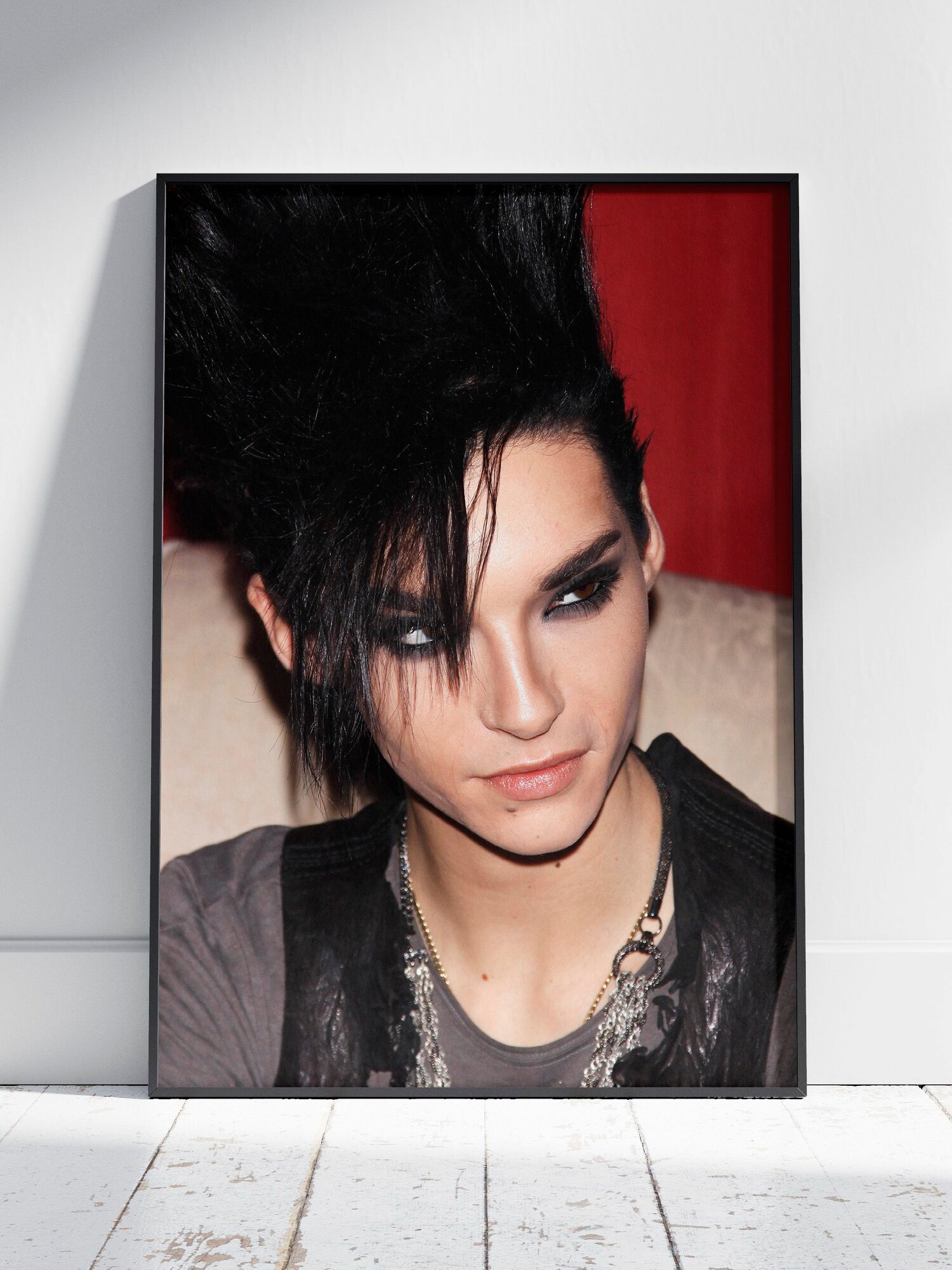 Плакат на стену для интерьера Токио Хотел (Билл Каулитц - Bill Kaulitz 6) - Постер по музыке и артисту формата A4 (21x30 см)
