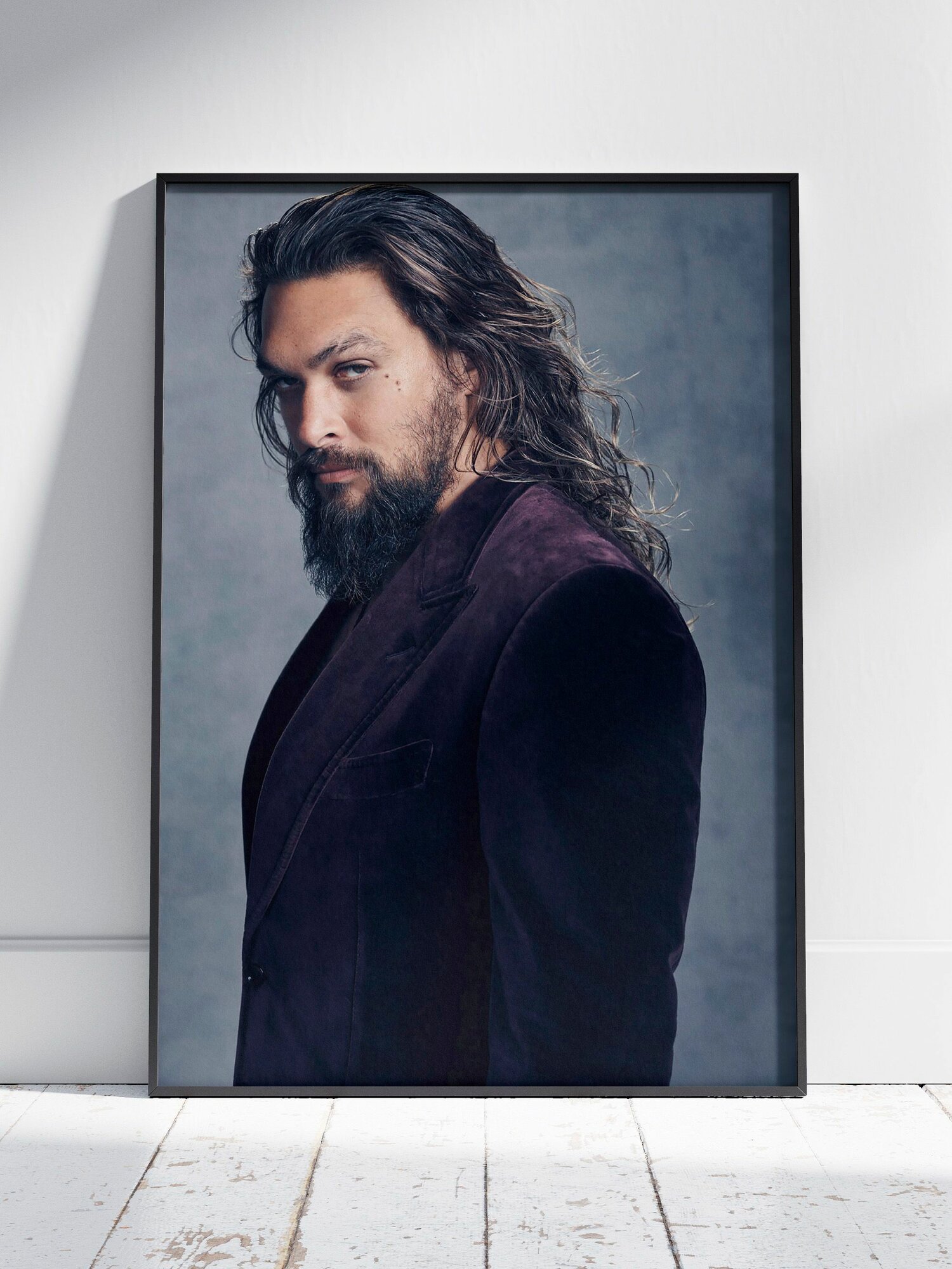 Плакат на стену для интерьера Джейсон Момоа (Jason Momoa 25) - Постер по актеру фильма, кино, сериала формата A4 (21x30 см)